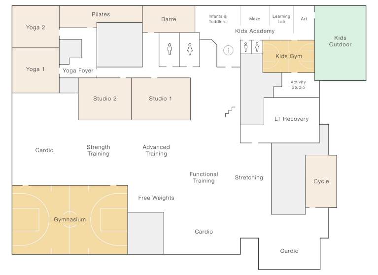 River North Floor Plan Map - River North at One Chicago