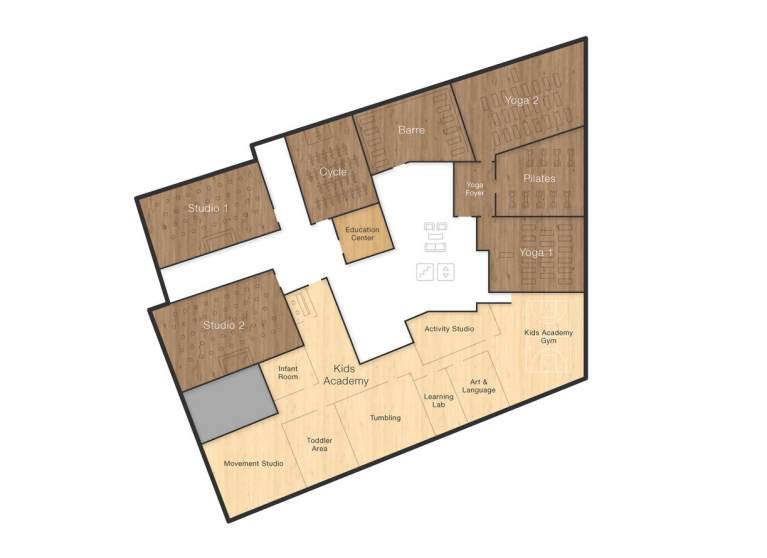 Clarendon Floor Plan Map - Clarendon